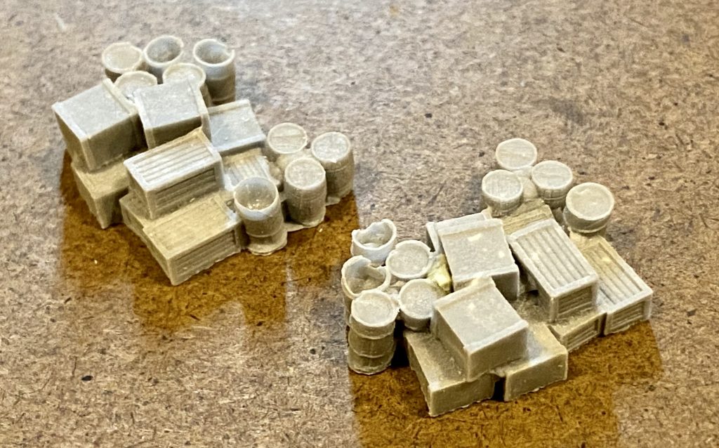 Details: N Scale Assorted Crates & Barrels - barmillsmodels.com